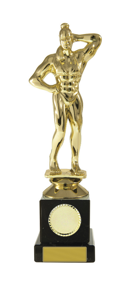 S24-11806 : Bodybuilder Fem.Figure on Column