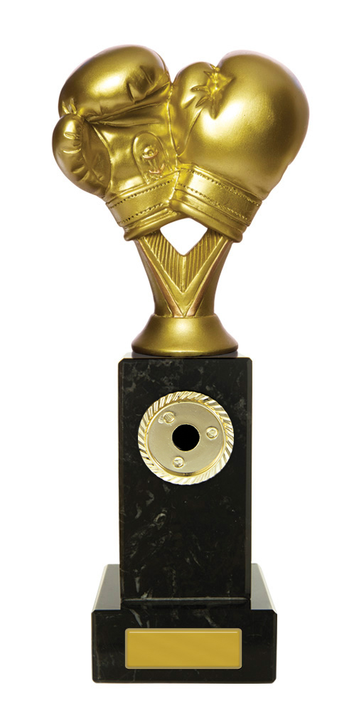 Boxing Figure on Column
